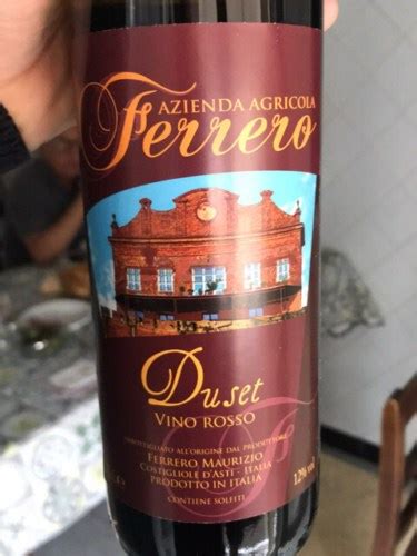Ferrero Maurizio Duset Rosso Vivino US