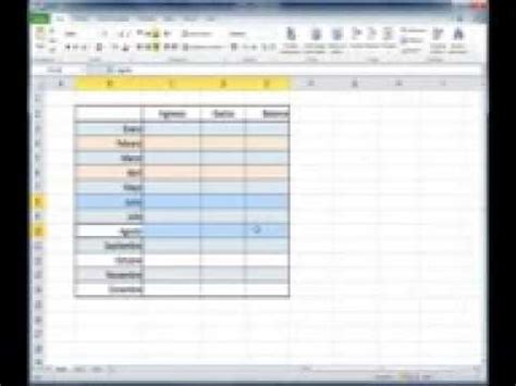 Contabilidad Bsica Con Excel 2010 YouTube