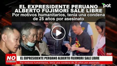 EL EXPRESIDENTE PERUANO ALBERTO FUJIMORI SALE LIBRE DeRedes Tv