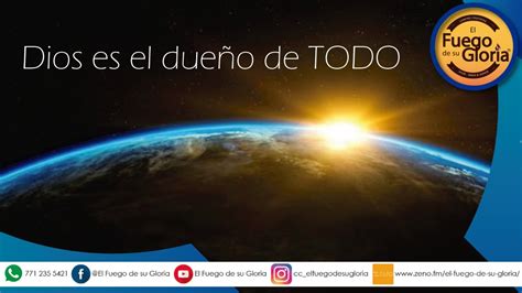 DIOS ES EL DUEÑO DE TODO YouTube