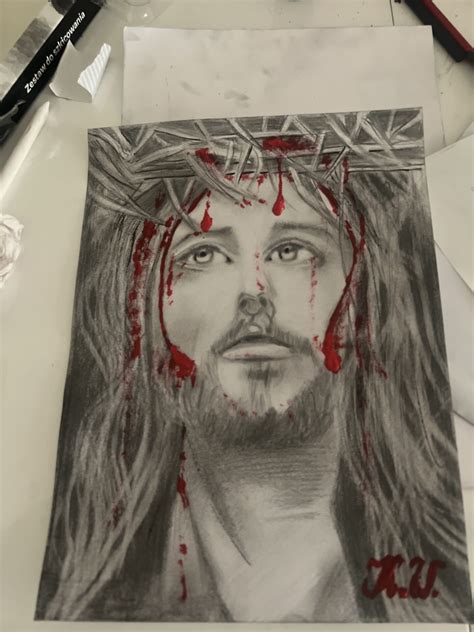 Jezus W Koronie Cierniowej Galeria Sztuki Blue Gallery