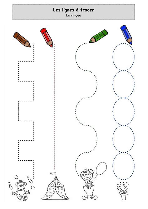 Preschool Circus Preschool Tracing Preschool Activity Preschool