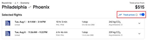 How To Set A Google Flights Price Alert Other Flight Price Tracker