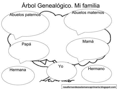 Complete La Plantilla De árbol Genealógico En Blanco