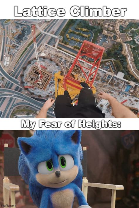 Lattice Climbing Vs My Fear Of Heights Imgflip