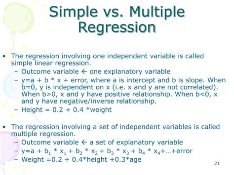 Simple Vs Multiple Linear Regression