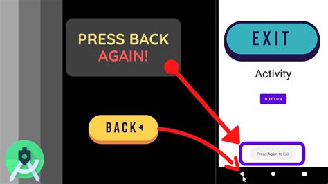 Press Back Again To Exit App Android Studio Learn Android Android