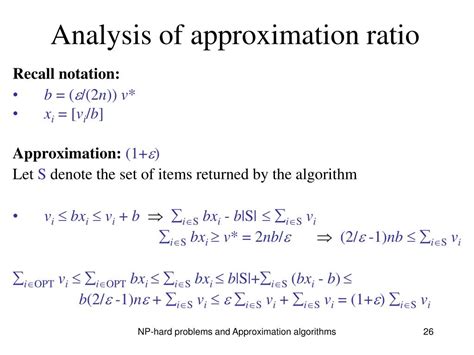 ppt lectures on np hard problems and approximation algorithms powerpoint presentation id 1197940