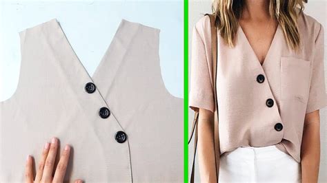 Cuello V sin patrón trucos y secretos que toda costurera debería