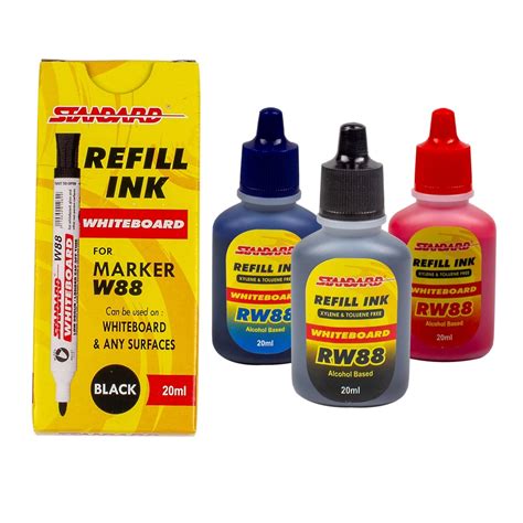 Jual Refill Tinta Isi Ulang Spidol Whiteboard Standard W Rw