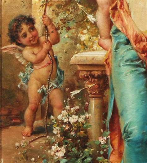 Hans Zatzka Austrian A Superb Quality Oil On Canvas Titled