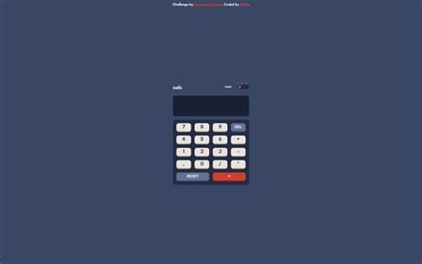 Frontend Mentor Calculator App Coding Challenge Solution