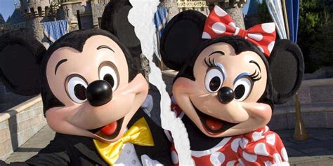 Mickey Mouse And Minnie Just Broke Up