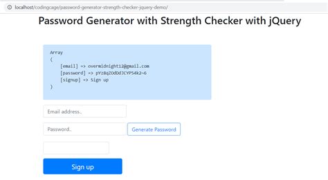 GitHub Zinmyoswe Password Generator With Strength Checker Using