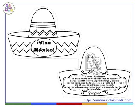 Dibujos de la independencia de México para colorear e imprimir