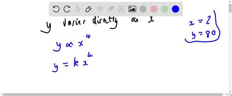 solved write an equation describing the relationship of the given variables directly as the
