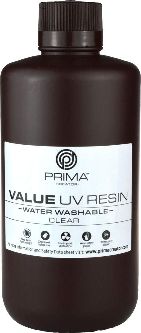 Primacreator Value Uv Dlp Vandvaskbar Resin Ml Transparent Pris