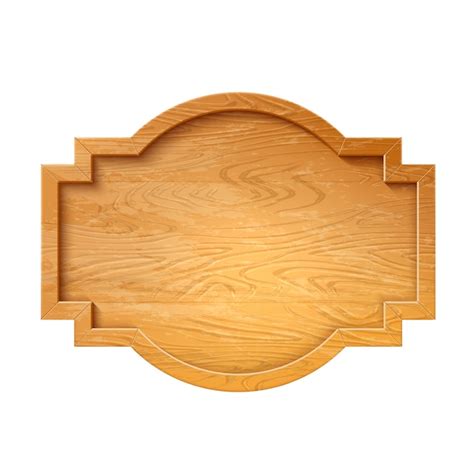 Placa de sinalização de madeira vintage Vetor Premium