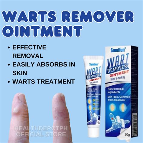Sumifun Warts Remover Original Kulugo Remover Cream Natural Herbal Wart