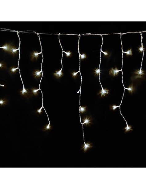 Guirnalda Luces Navidad Cortina 10x1 Metros 345 Leds Blanco Calido Luz