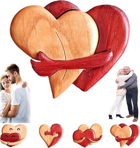 A Hug From My Heart For You Handmade Wood Carvings A Hug From My Heart