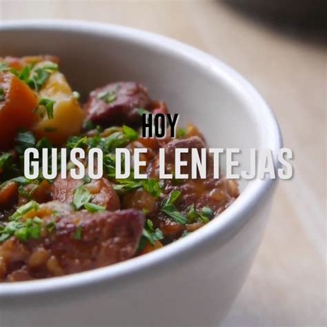 La Receta Del Guiso De Lentejas Es Siempre Abundante Para Personas