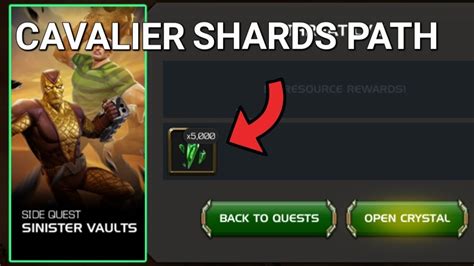 PATH FOR CAVALIER SHARDS THREAT LEVEL 5 SINISTER VAULTS YouTube