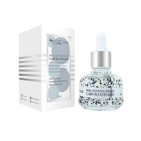 Sérum Facial Beads Carvão Ativado Max Love Shopee Brasil