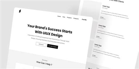 Portfolio Wireframe Figma