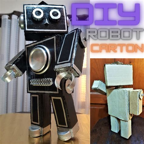 ROBOT DE CARTÓN COMO HACER Y DECORAR EXPLICADO PASO A PASO TAREAS