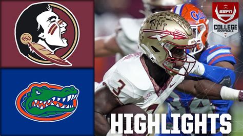 Florida State Seminoles Vs Florida Gators Full Game Highlights YouTube