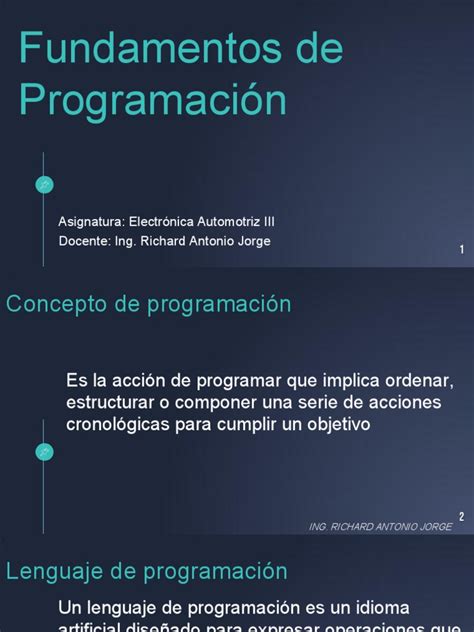fundamentos de la programación en arduino conceptos básicos lenguajes estructuras y funciones