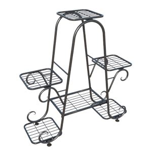 ZHAZHADI Soporte Para Plantas De Metal Para Interiores Y Exteriores