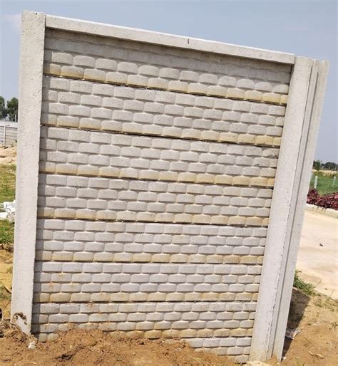 Modular RCC Readymade Compound Wall For Boundary Thickness 45mm At