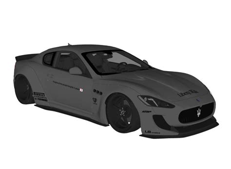 Maserati GranTurismo MC Stradale Liberty Walk 2018 3D Model 76156