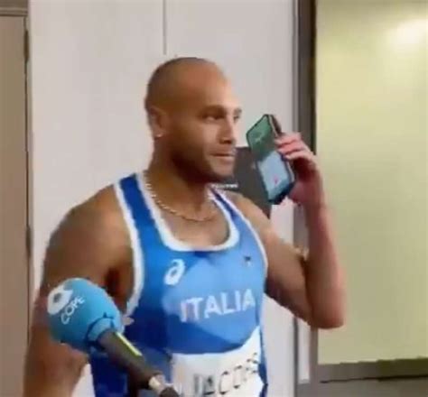 Marcell Jacobs Riceve La Telefonata Di Mario Draghi Dago Fotogallery