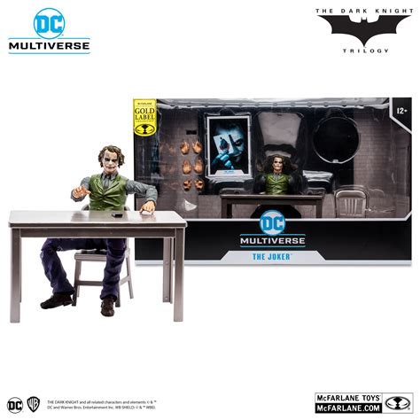 Exclusive DC Multiverse The Dark Knight Trilogy Joker Interrogation Set