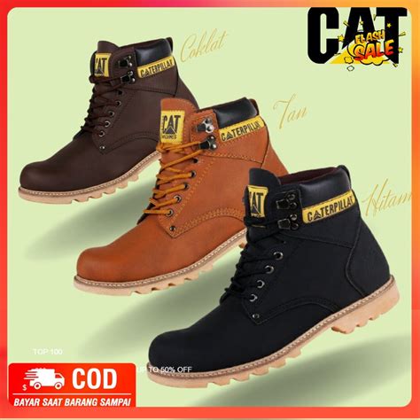 Jual SUPER BIG PROMO COD Sepatu Caterpillar Holton Sepatu Safety