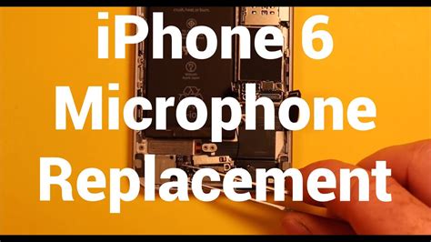IPhone 6 Microphone Replacement How To Change YouTube