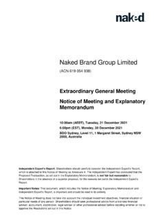 Naked Brand Group Limited Naked Brand Group Limited Pdf PDF4PRO