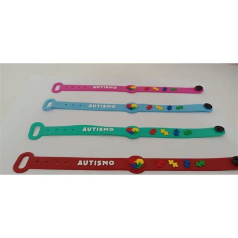 Pulseira Autismo Autista G Adulto E Infantil 23 Centimentos Shopee