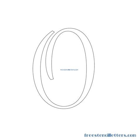 Cursive Stencils And Numbers To Print Free Stencil Letters