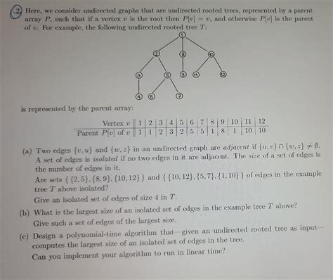 solved 2 here we consider undirected graphs that are