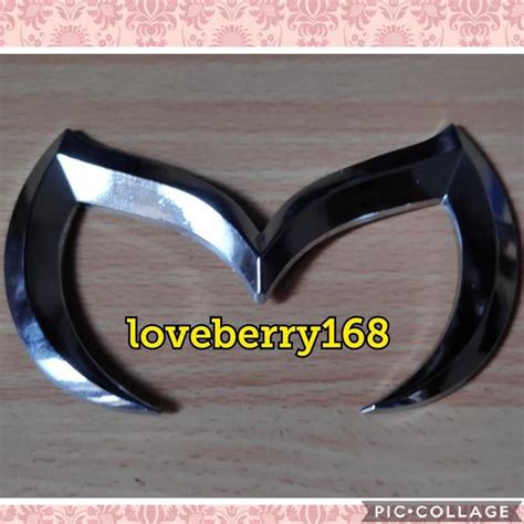 Jual Emblem Hiasan Logo Logo MAZDA Batman 12 Cm Warna Chrome Kilap