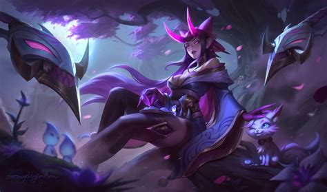 GuogUoguOvia On Twitter Spirit Blossom Evelynn Fanart Design From