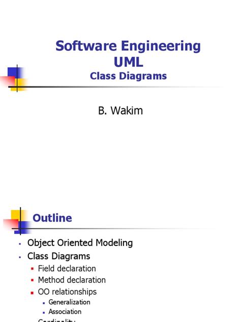 software engineering uml b wakim pdf class computer programming method computer