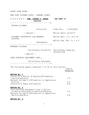 Fillable Online Nycourts STEVEN GILLMAN Fax Email Print PdfFiller