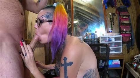 Chassidy Lynn Pov Smoking Milf Goth Milf Gives A Sloppy Blowjob And Swallows A Huge Load
