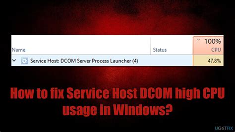 How To Fix Service Host DCOM High CPU Usage In Windows