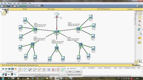 Configure VLAN On Router And Switch Manageable Cisco Using Packet